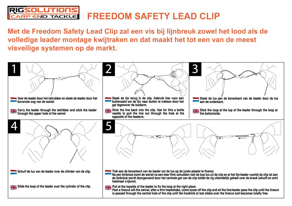 Rigsolutions Freedom Safety Lead Clip | Rigsolutions Carp End Tackle
